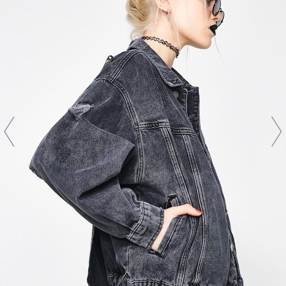 Dolls Kill | Jackets & Coats | Disturbia X Dollskill Xl Denim Jacket ...